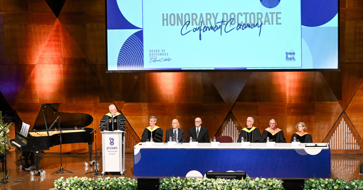 Technion Honors Honorary Doctorates at Centennial Ceremony